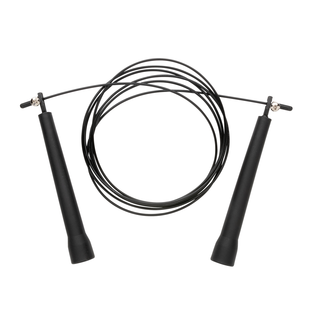 Adjustable jump rope in pouch