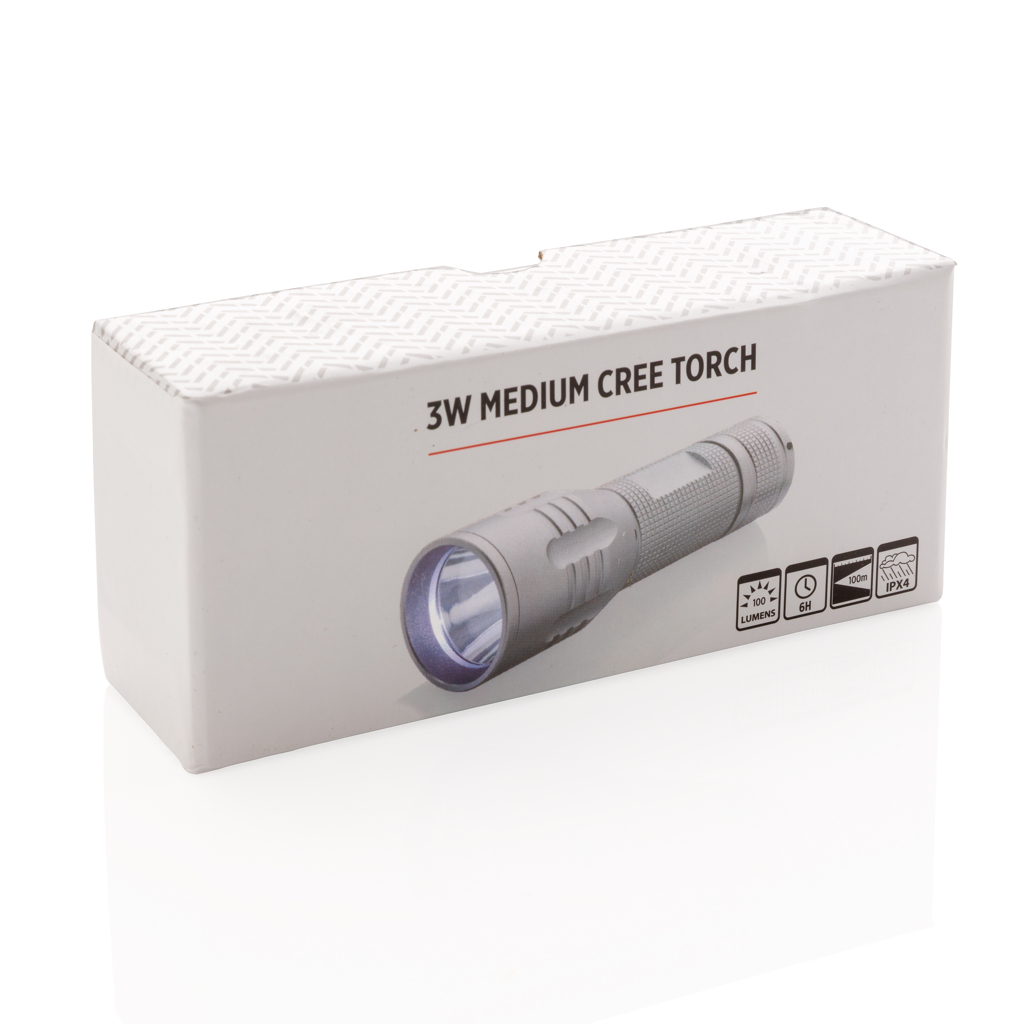 Linterna CREE mediana 3W