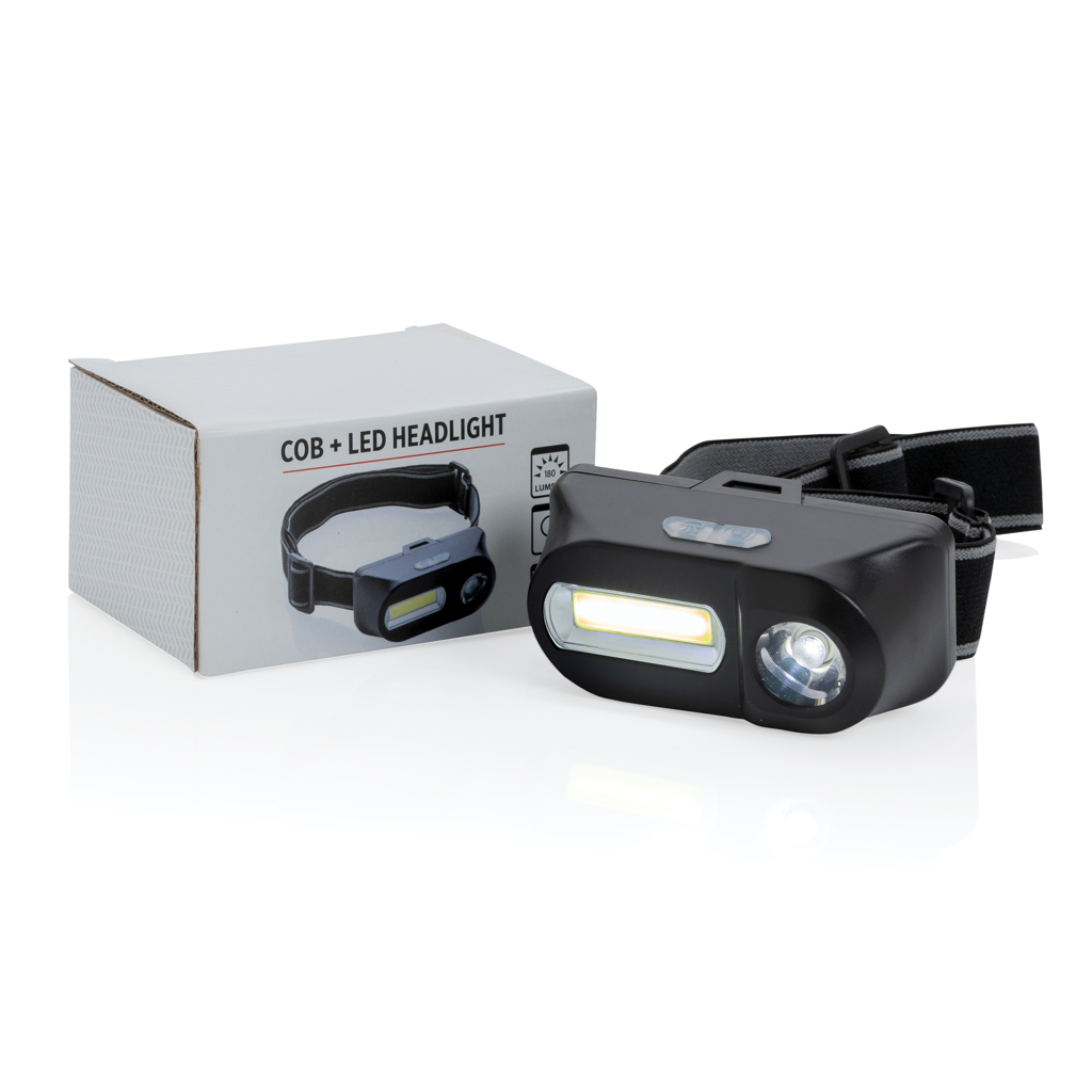 Luz de cabeza luz COB y LED